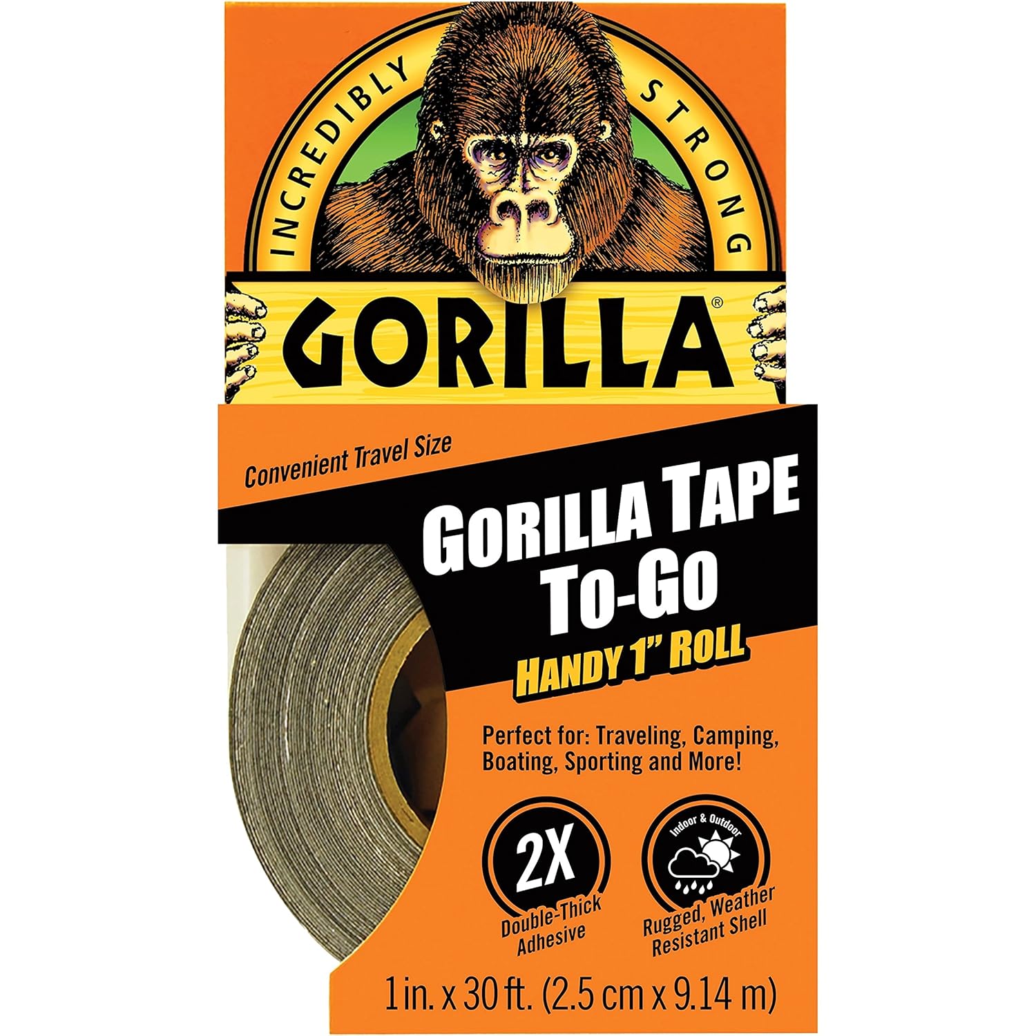 Gorilla 1" Duct Tape - Black | Strong & Versatile – JCX Expendables