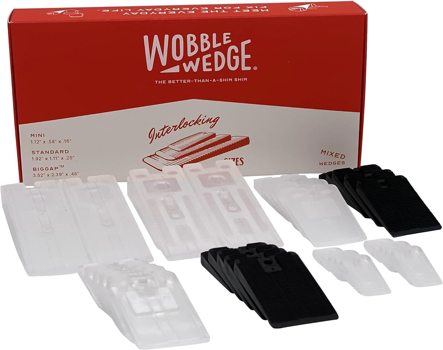 Wobble Wedges Shop Shim Variety Pack, 34pcs – JCX Expendables